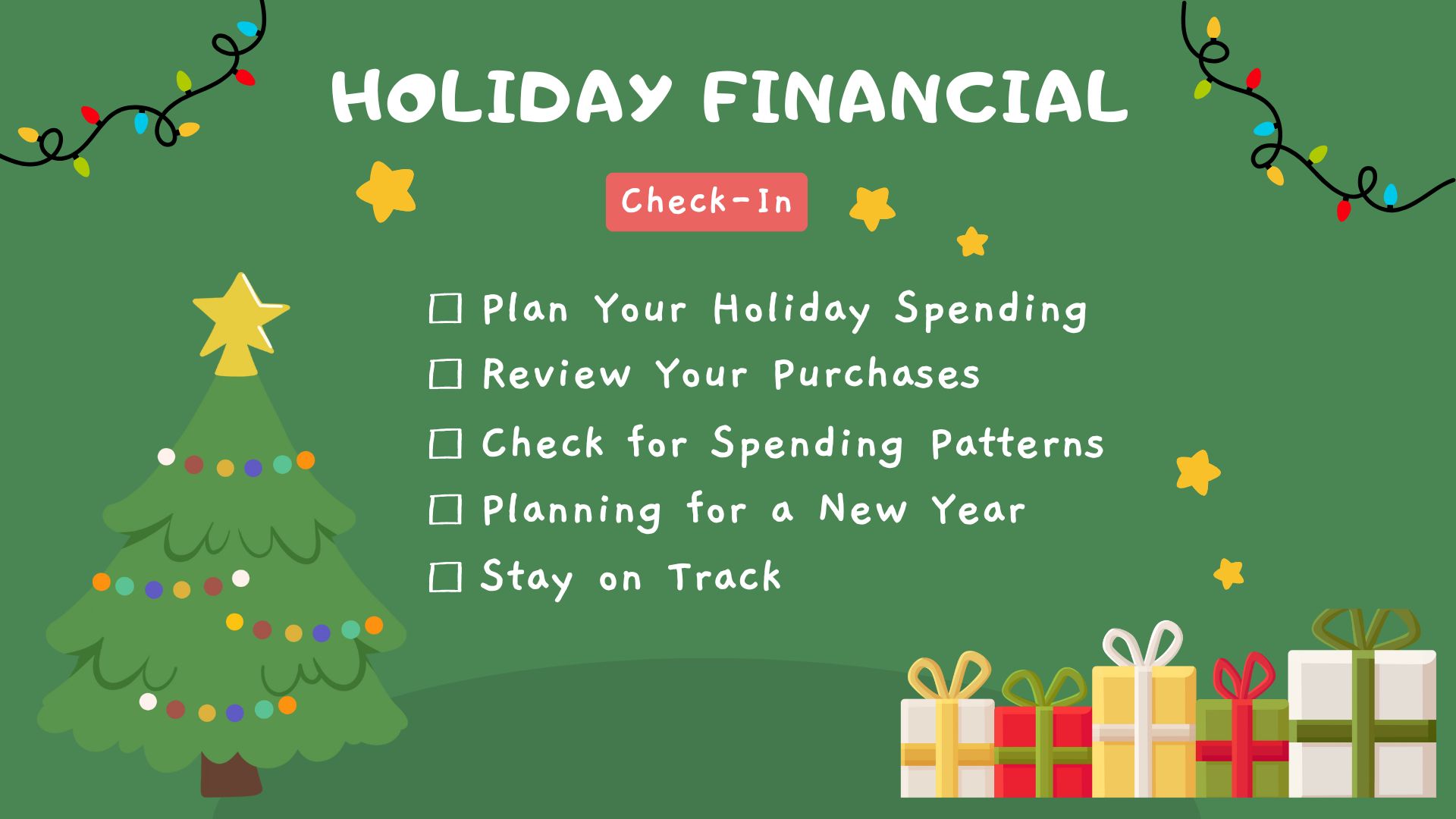 Holiday Financial Check-In: A Simple Guide for Beginners | Blue ...